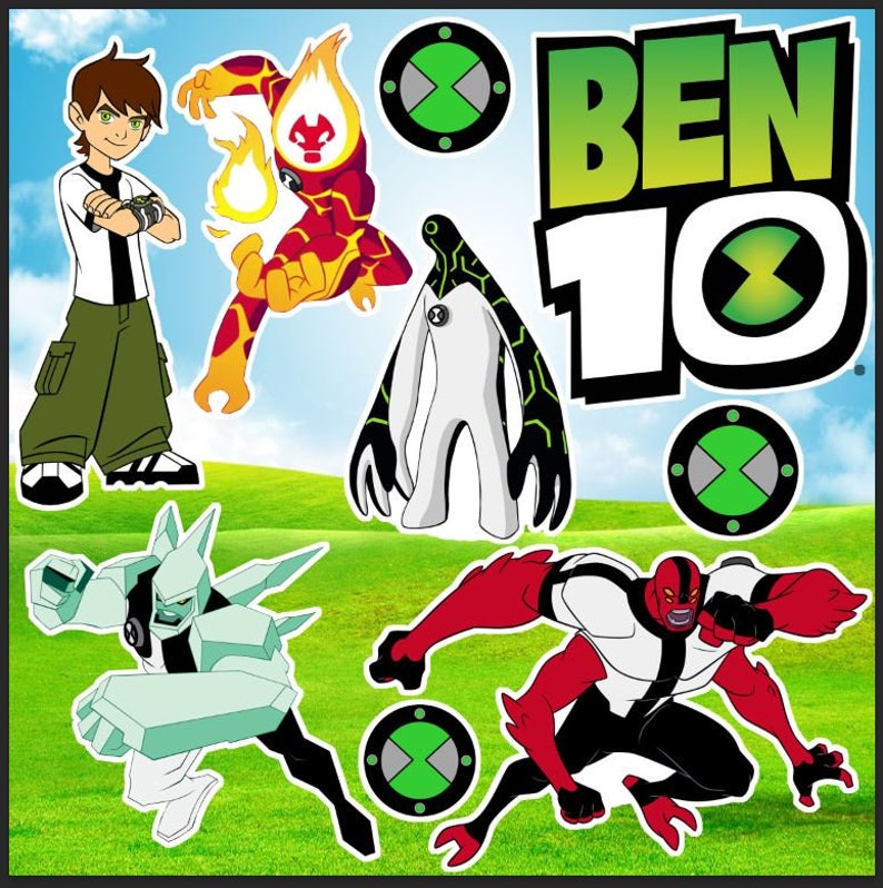 EXP080 BEN 10 Cutouts Party Props Coroplast Yard Signs Lawn | Etsy