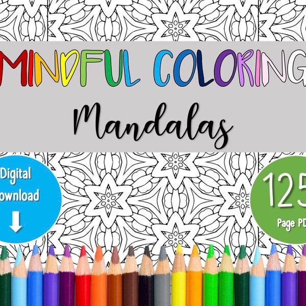 Mindfulness Coloring - Etsy