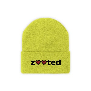 Embroidered Minimalist Zooted Beanie Weed Hat Stoner Beanie | Etsy