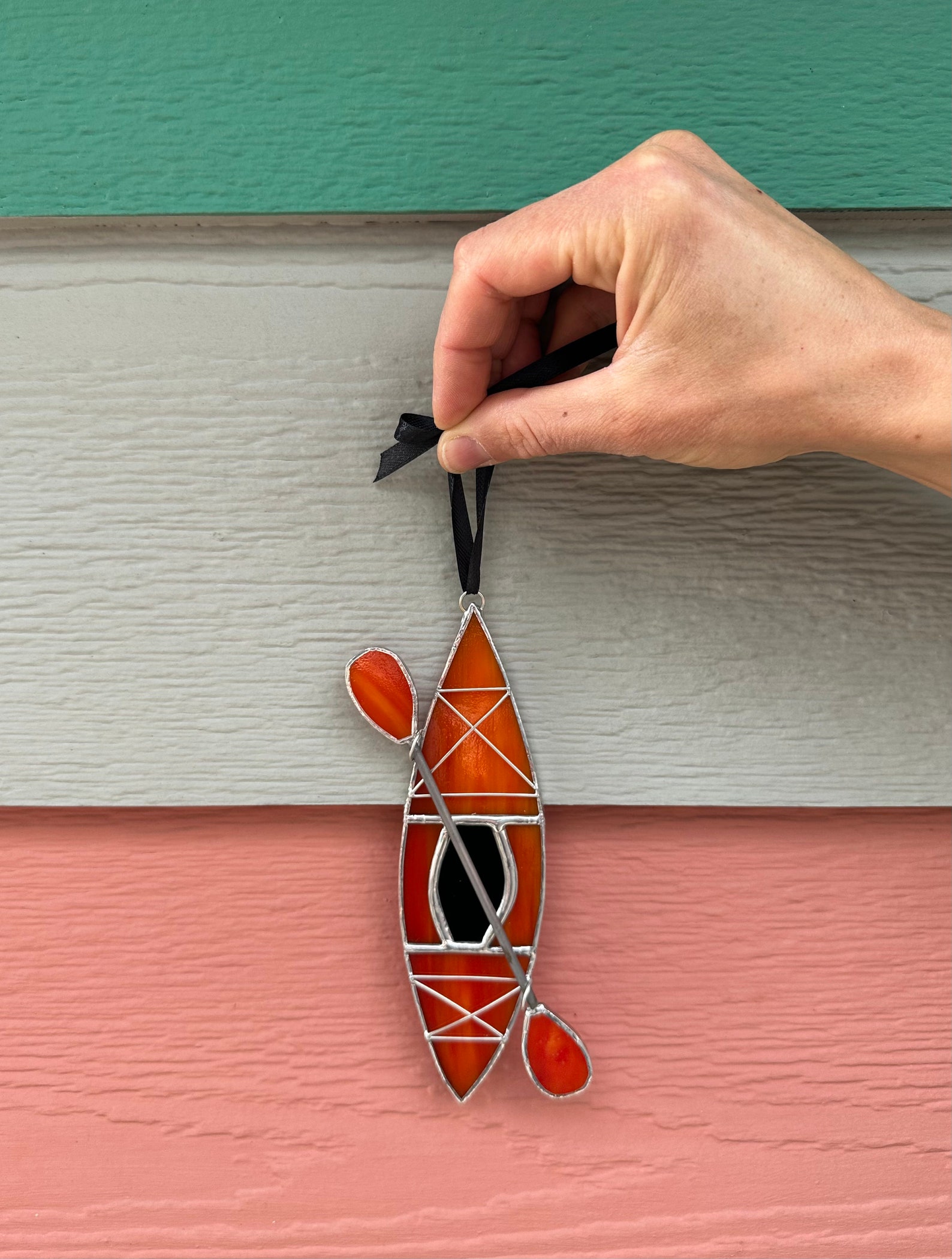 Stand up Stand Out Stained Glass Kayak - Etsy