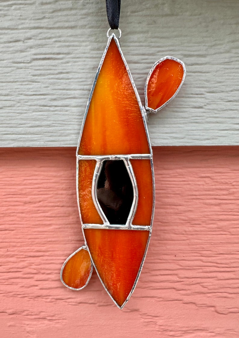 Stand up Stand Out Stained Glass Kayak - Etsy