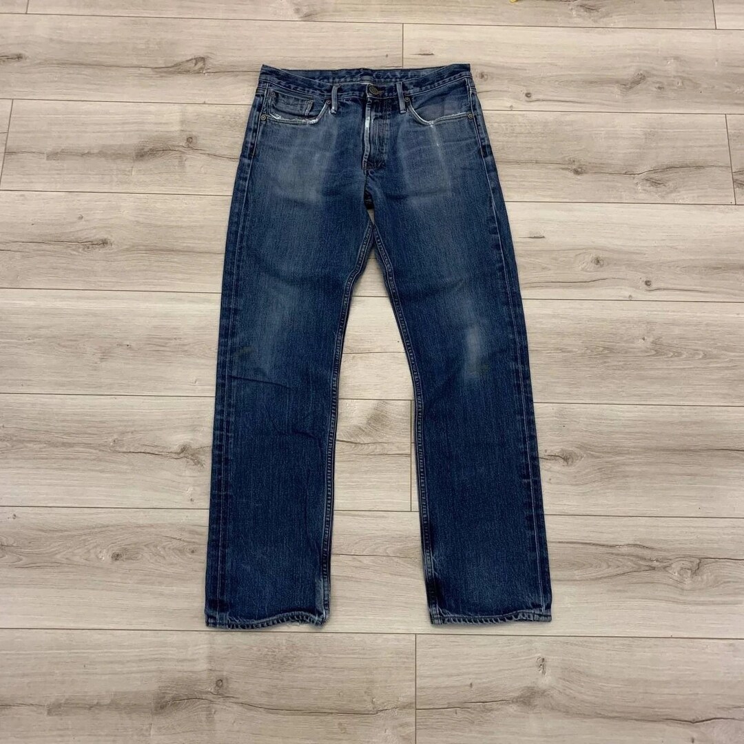 Vintage Burberry Nova Check Denim Jeans - Etsy