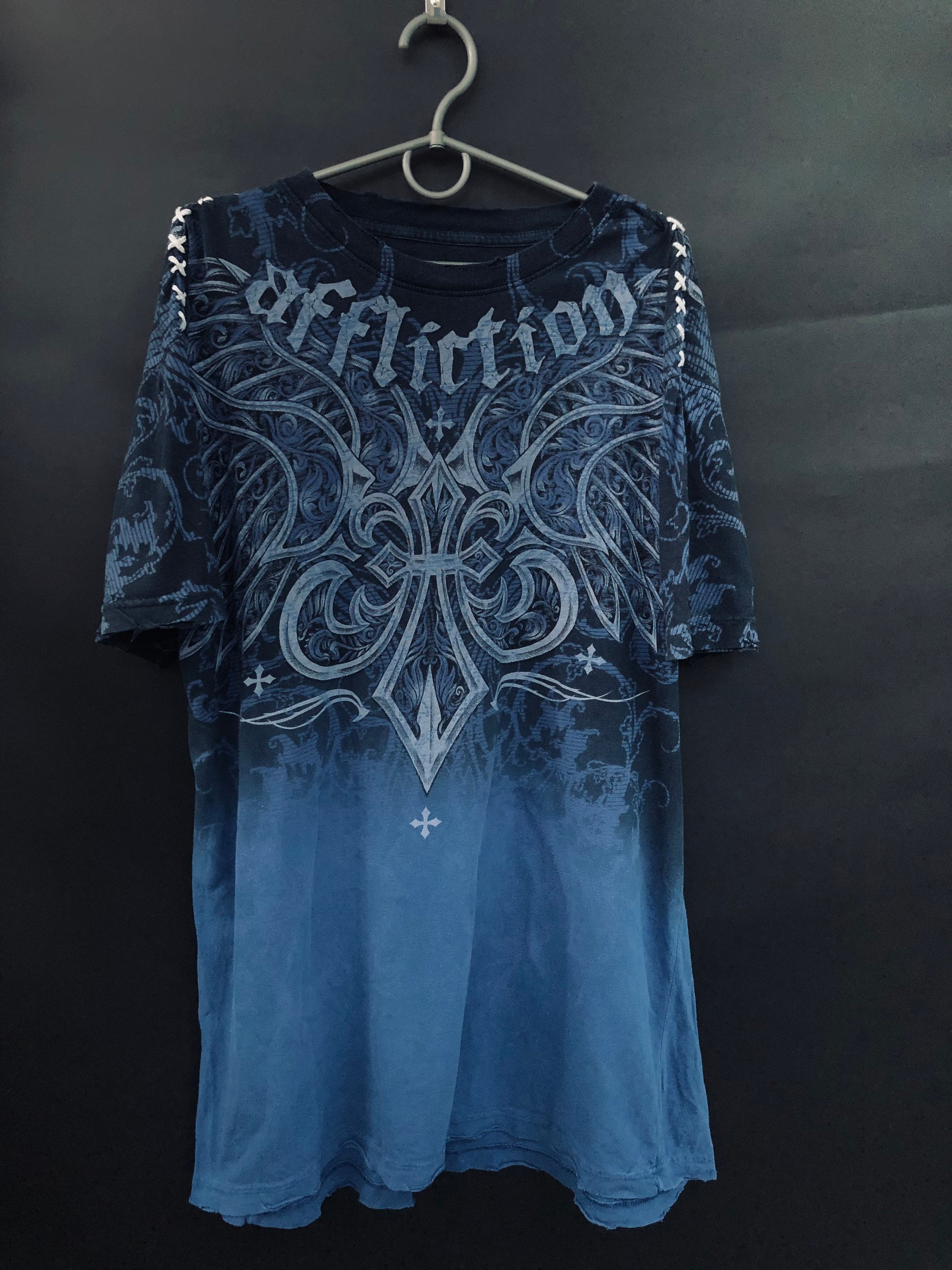 Affliction live fast vintage rare t-shirts big logo | Etsy