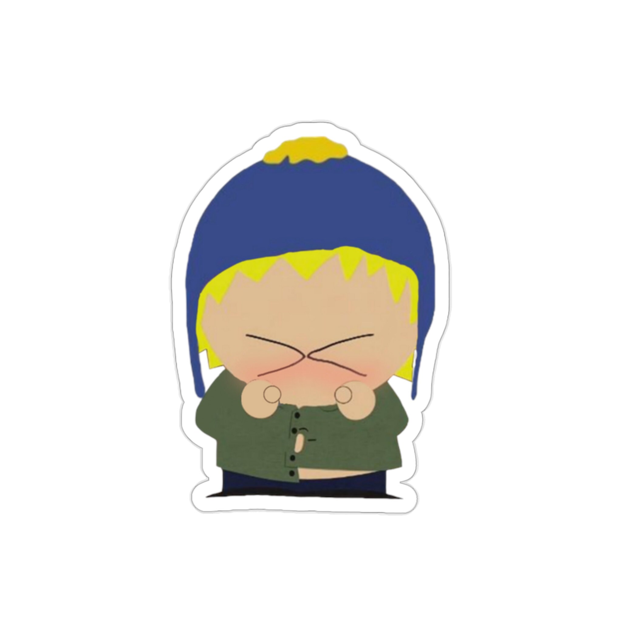 South Park Tweek Tweak Kiss Cut Sticker Wearing Craig Tucker Hat Creek South Park Cute Acrylic