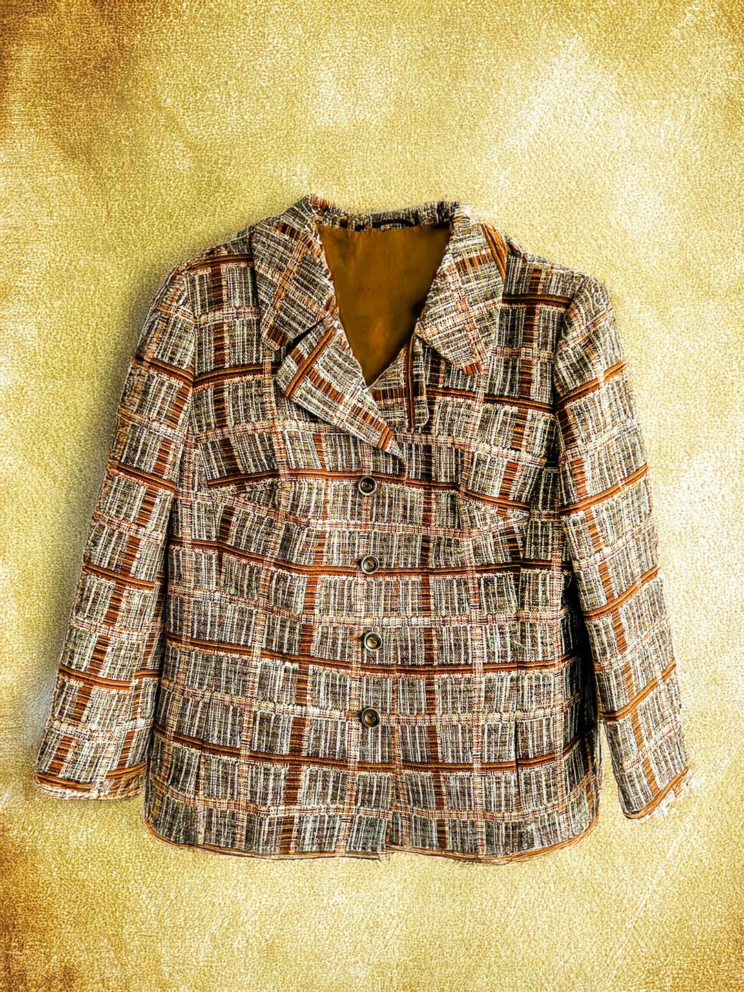 Vintage Women 1960s Tweed Jacket Retro Jacket 60s Style - Etsy