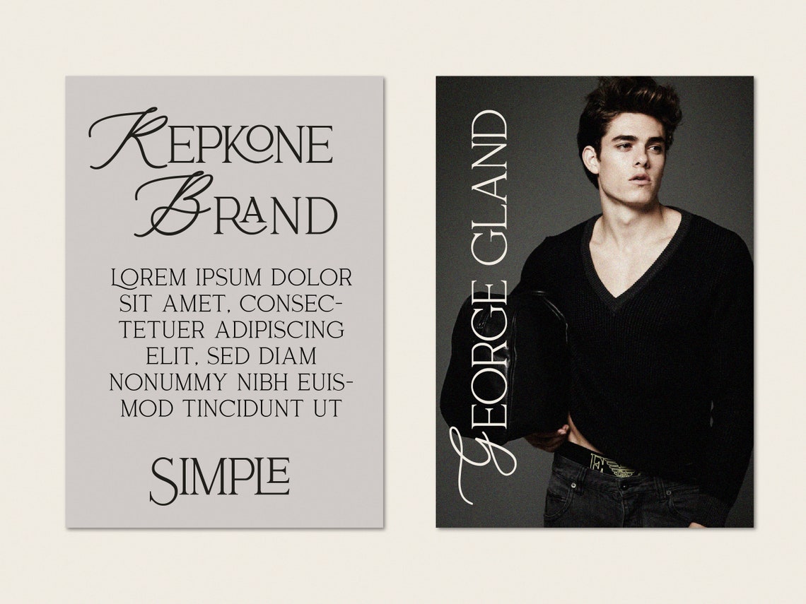 Satreva Nova Font Duo, Serif Font, Calligraphy Font, Stylish Font ...