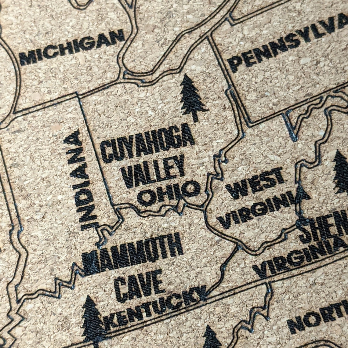 US National Parks Push Pin Map All 69 Parks Laser - Etsy