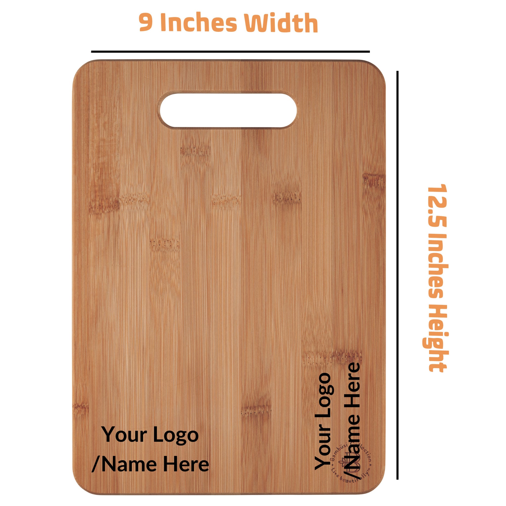 Custom Engraved Bamboo Cutting Board 9x12x1/4 - Etsy