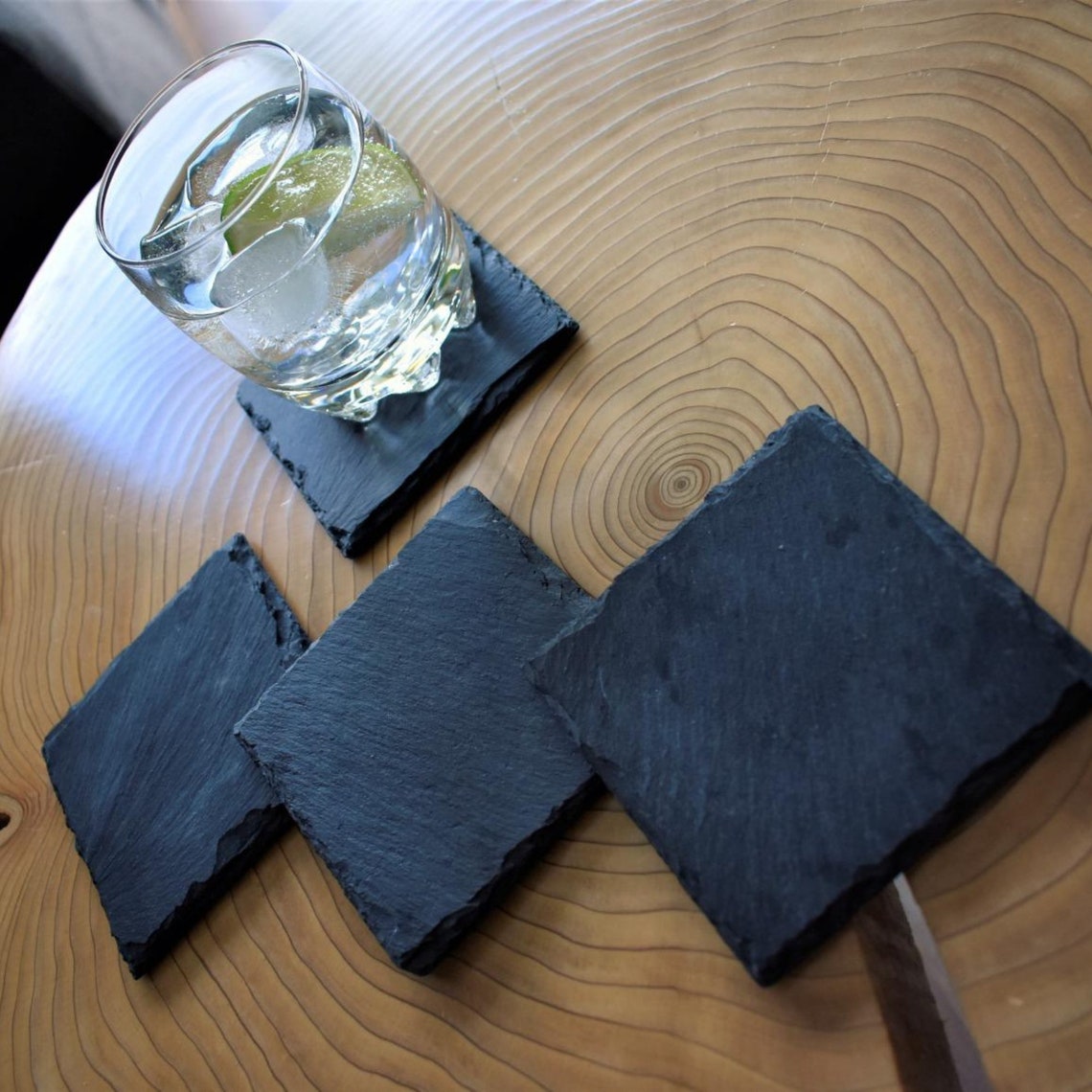 Michigan "home" Slate Coasters - Set of 4 (michigander, Native, Home ...