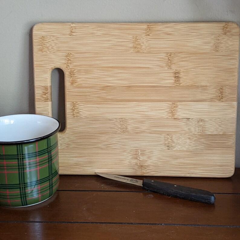 Custom Engraved Bamboo Cutting Board 9x12x1/4 - Etsy