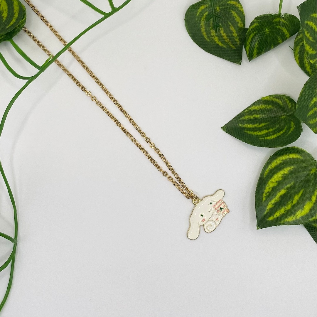 Enamel Cinnamoroll Necklace // Affordable Accessory, Delicate Necklace ...