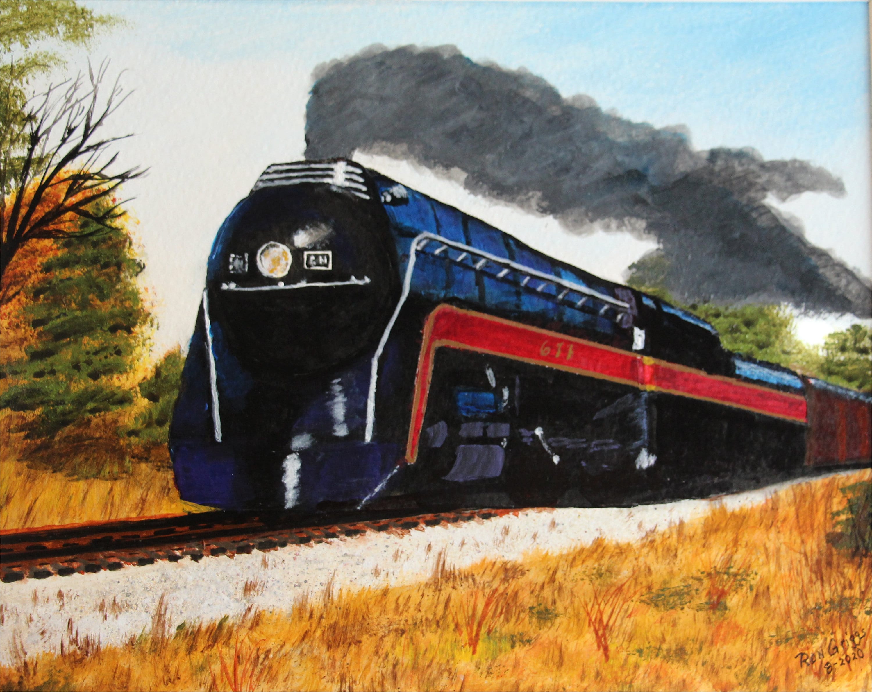 Norfolk & Western 611 Steam Locomotive - Etsy