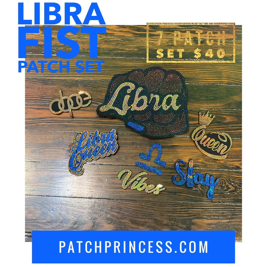 Libra Fist Patch Set - Etsy