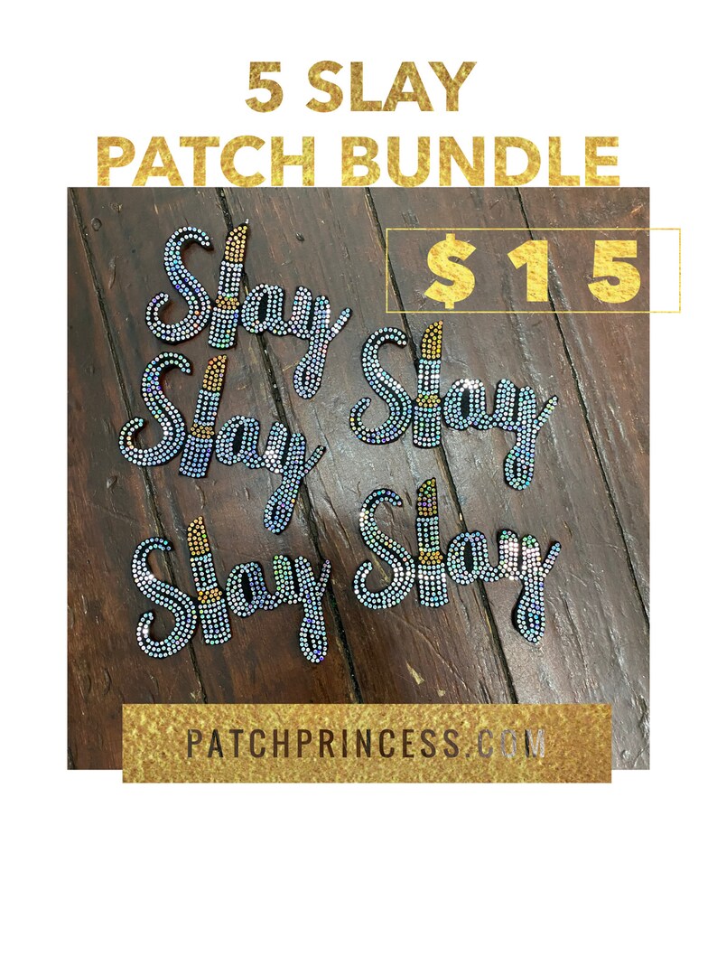 5 Slay Patch Set - Etsy