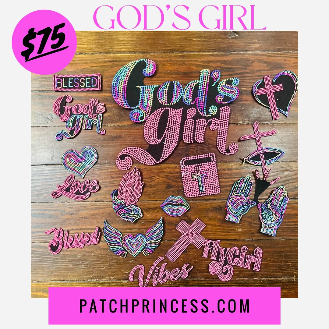 God's Girl 15 Patch Set - Etsy