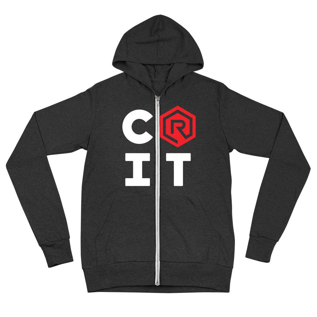 CRIT Logo Zip Hoodie - Etsy