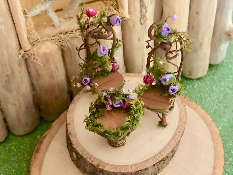 Vicky's Miniature Fairy Table and Chairs Dining Set - Etsy