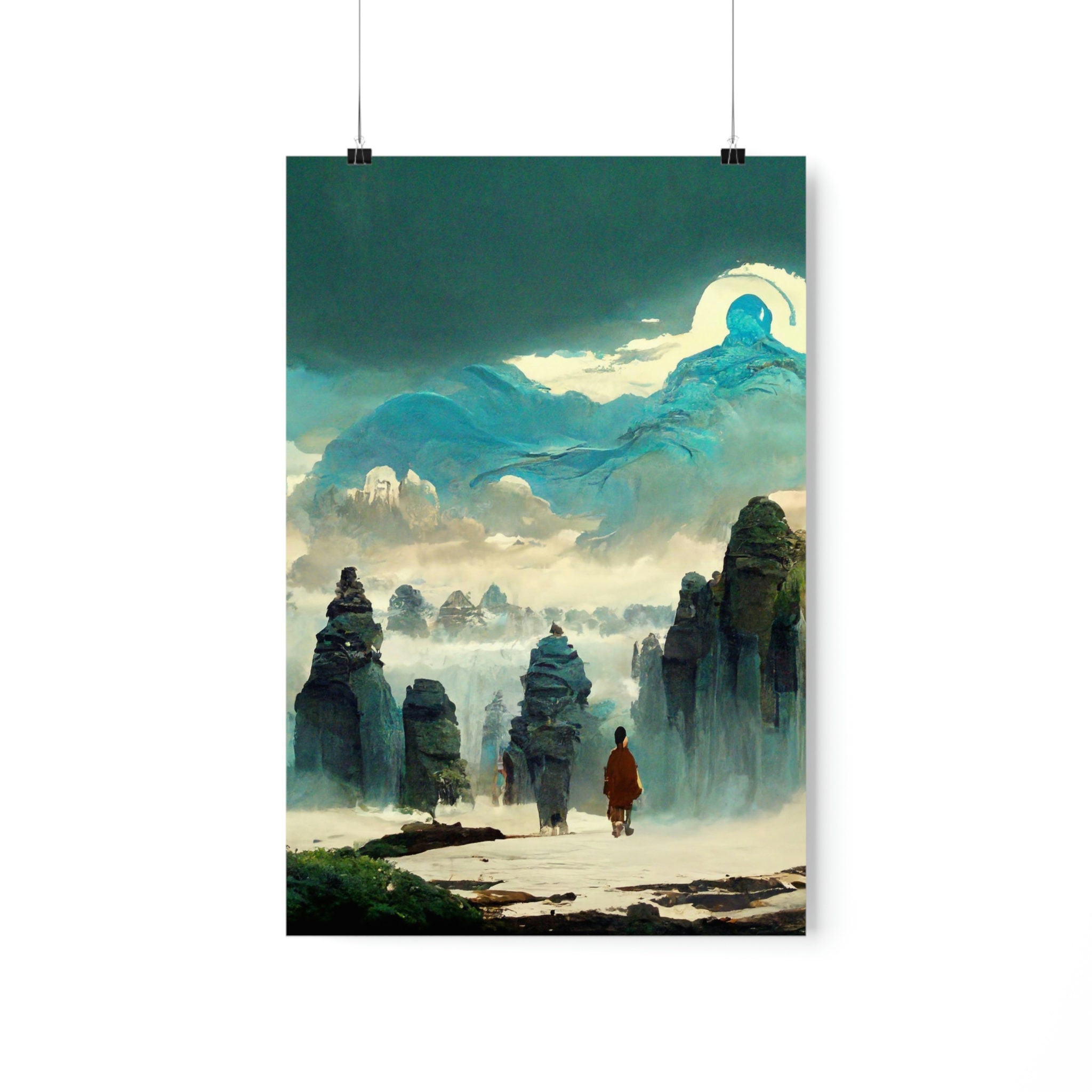 The landscape of Avatar The Last Airbender Poster Wall Art ...