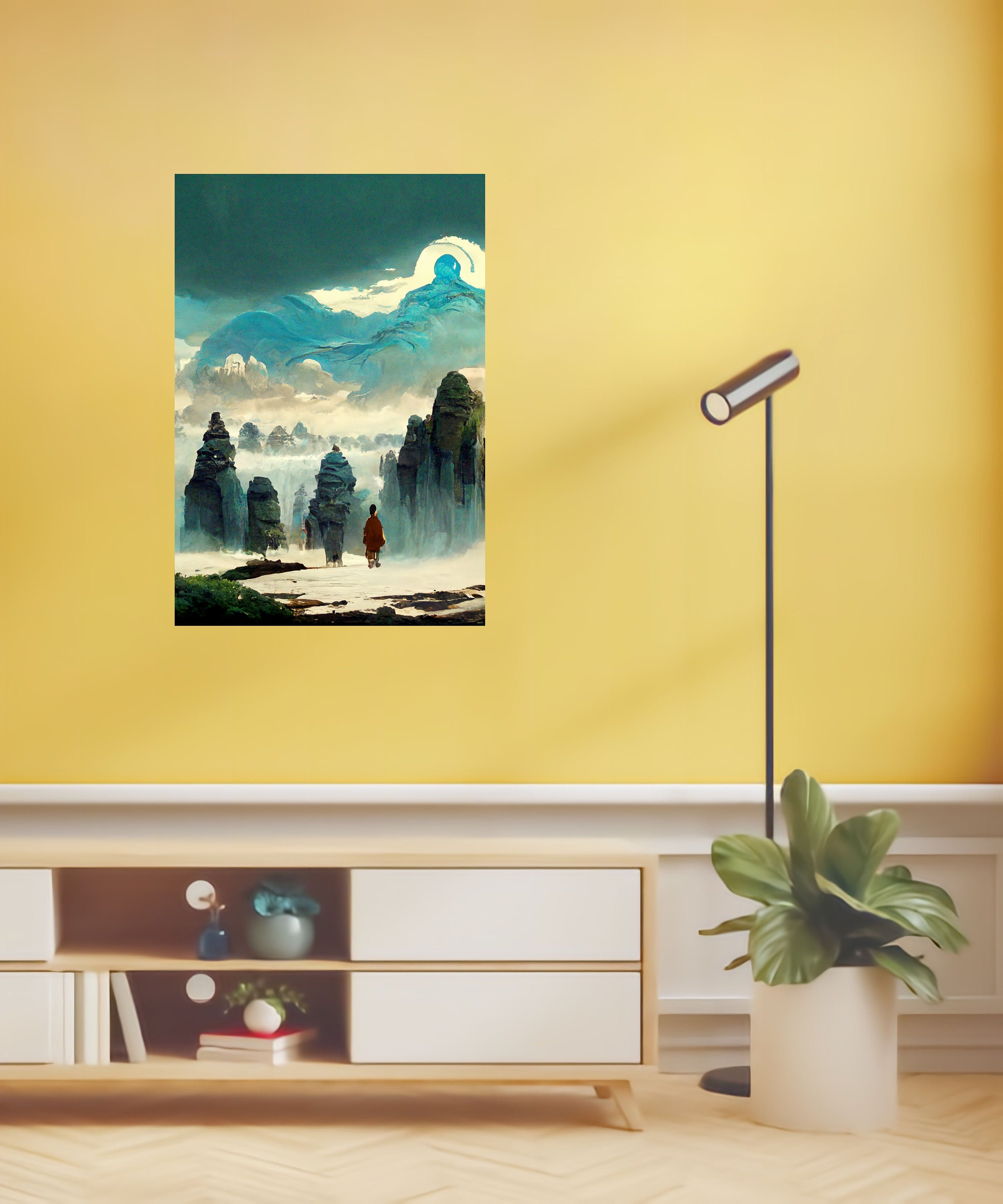 The landscape of Avatar The Last Airbender Poster Wall Art ...
