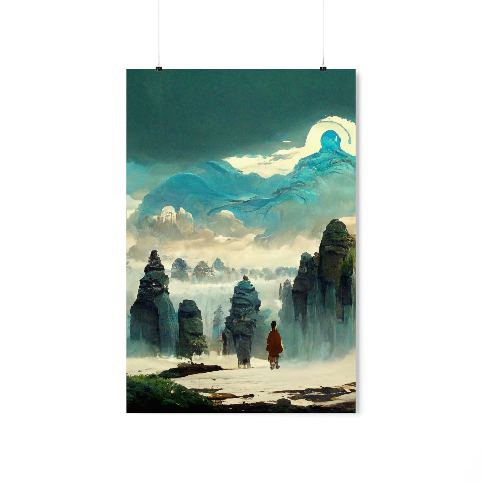 The landscape of Avatar The Last Airbender Poster Wall Art ...