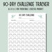90 Day Challenge Tracker Printable | PDF Habit Tracker - Etsy