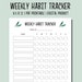 Weekly Habit Tracker Printable | Habit Tracker Chart | Daily Habit ...