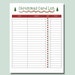 Christmas Card List Printable Checklist | Holiday Card Tracker ...