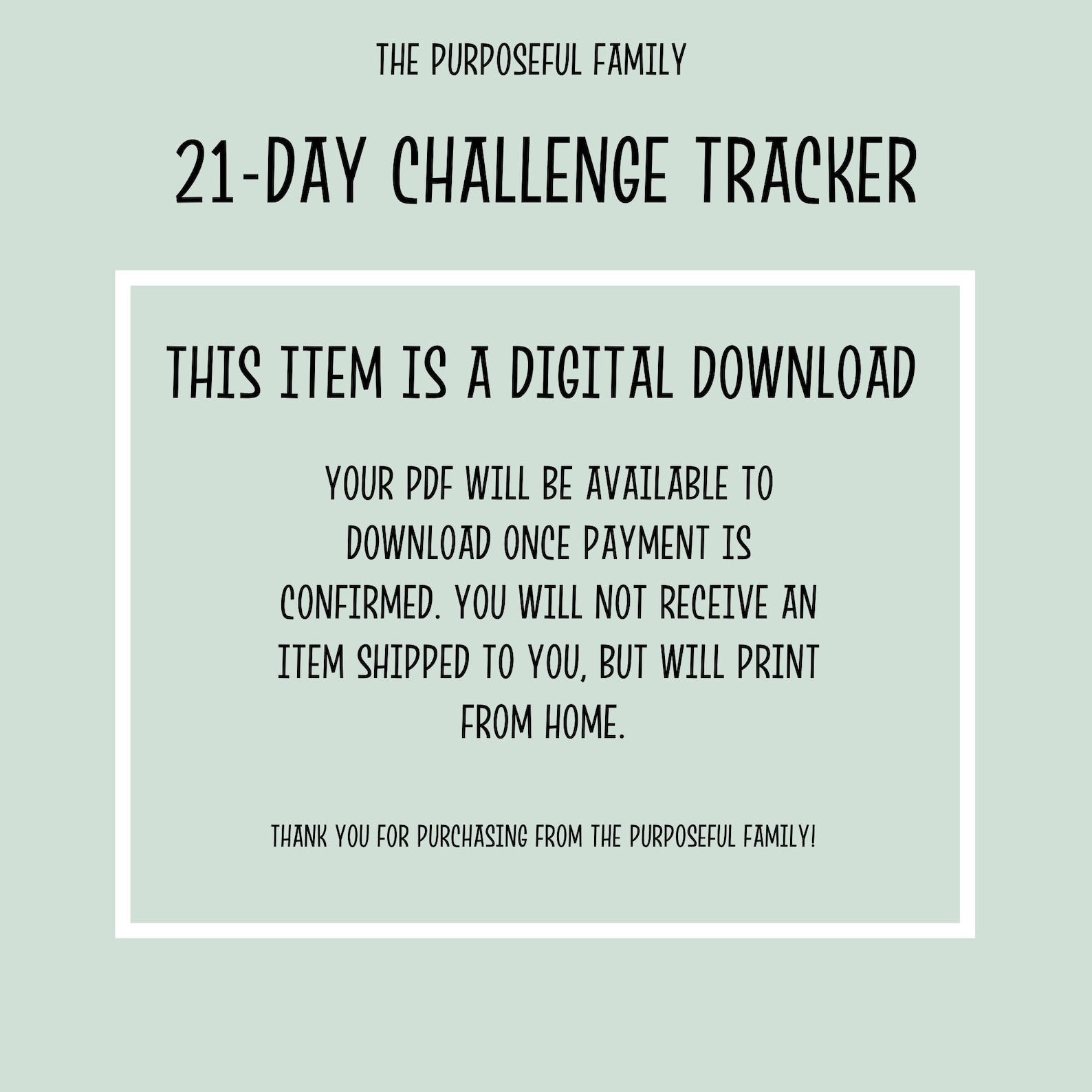 21-day Challenge Tracker Printable | Habit Tracker PDF | Goal Tracker ...