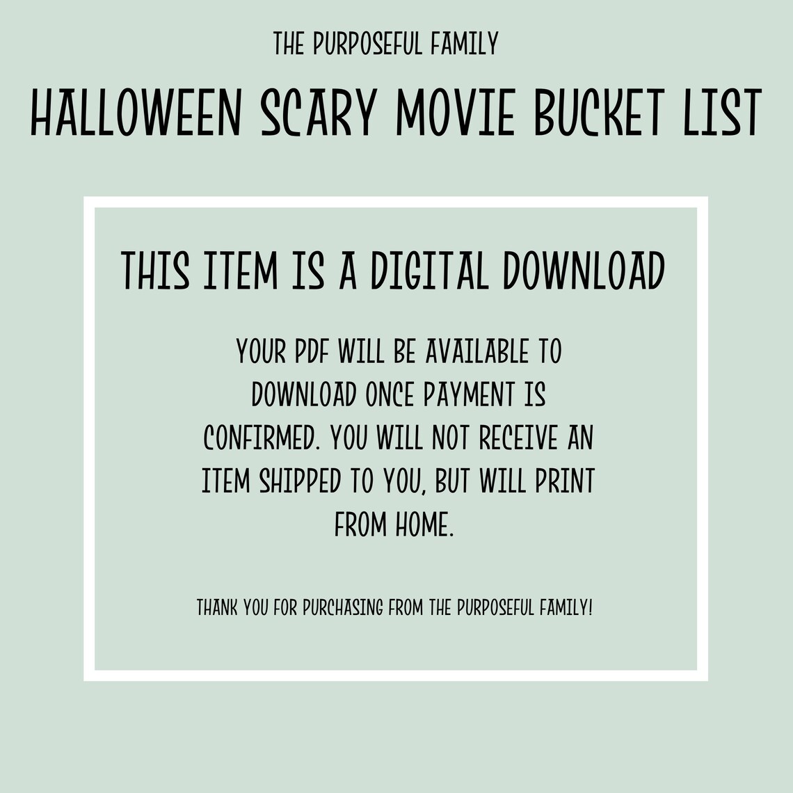 Halloween Scary Movie Bucket List | Halloween Movie List | Halloween ...