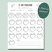 21-day Challenge Tracker Printable | Habit Tracker PDF | Goal Tracker ...