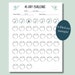 45-day Challenge Tracker Printable | Habit Tracker PDF | Goal Tracker ...