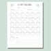 31 Day Challenge Tracker Printable | Habit Tracker | Goal Setting ...