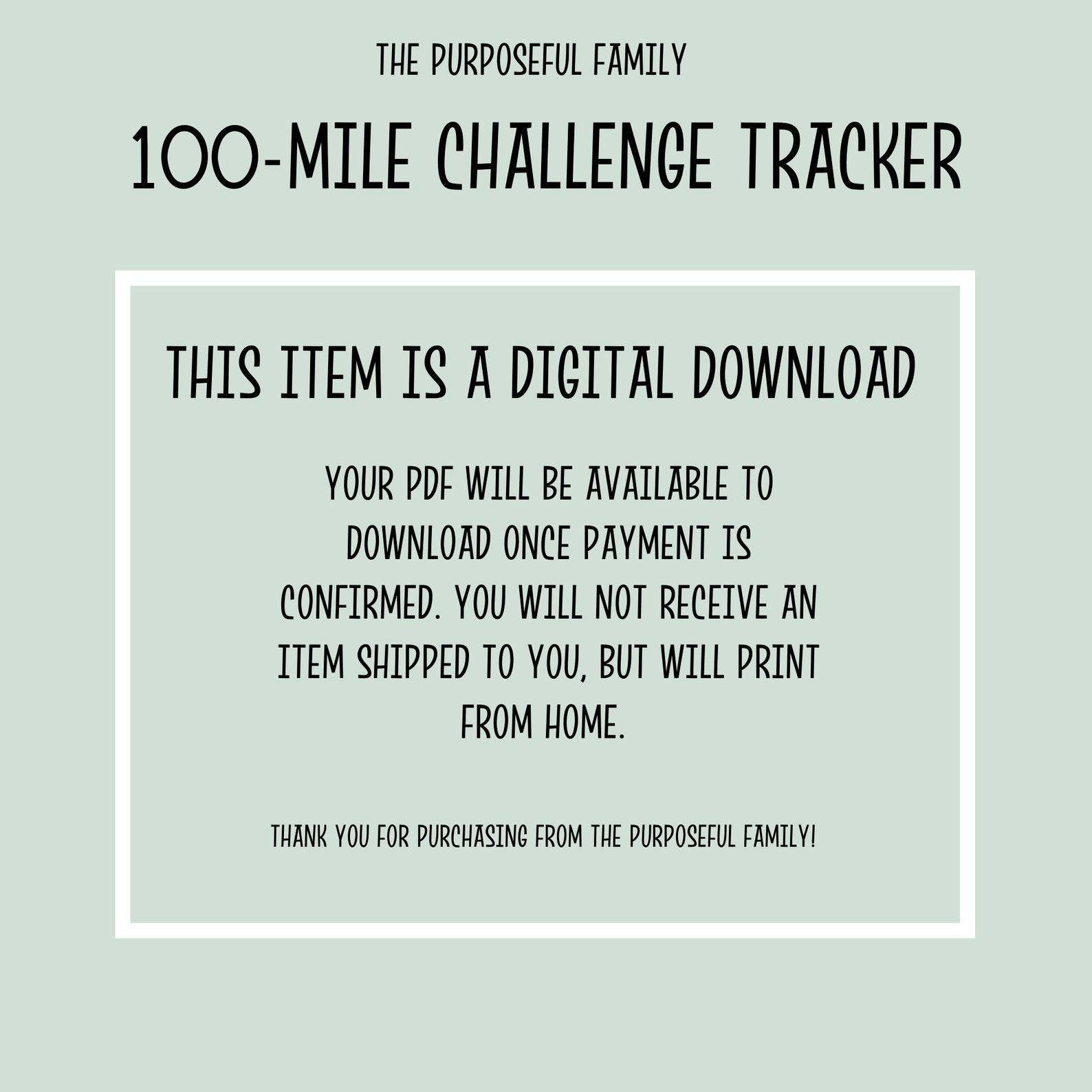 100 Mile Challenge Tracker Printable Running Tracker Walking Tracker ...