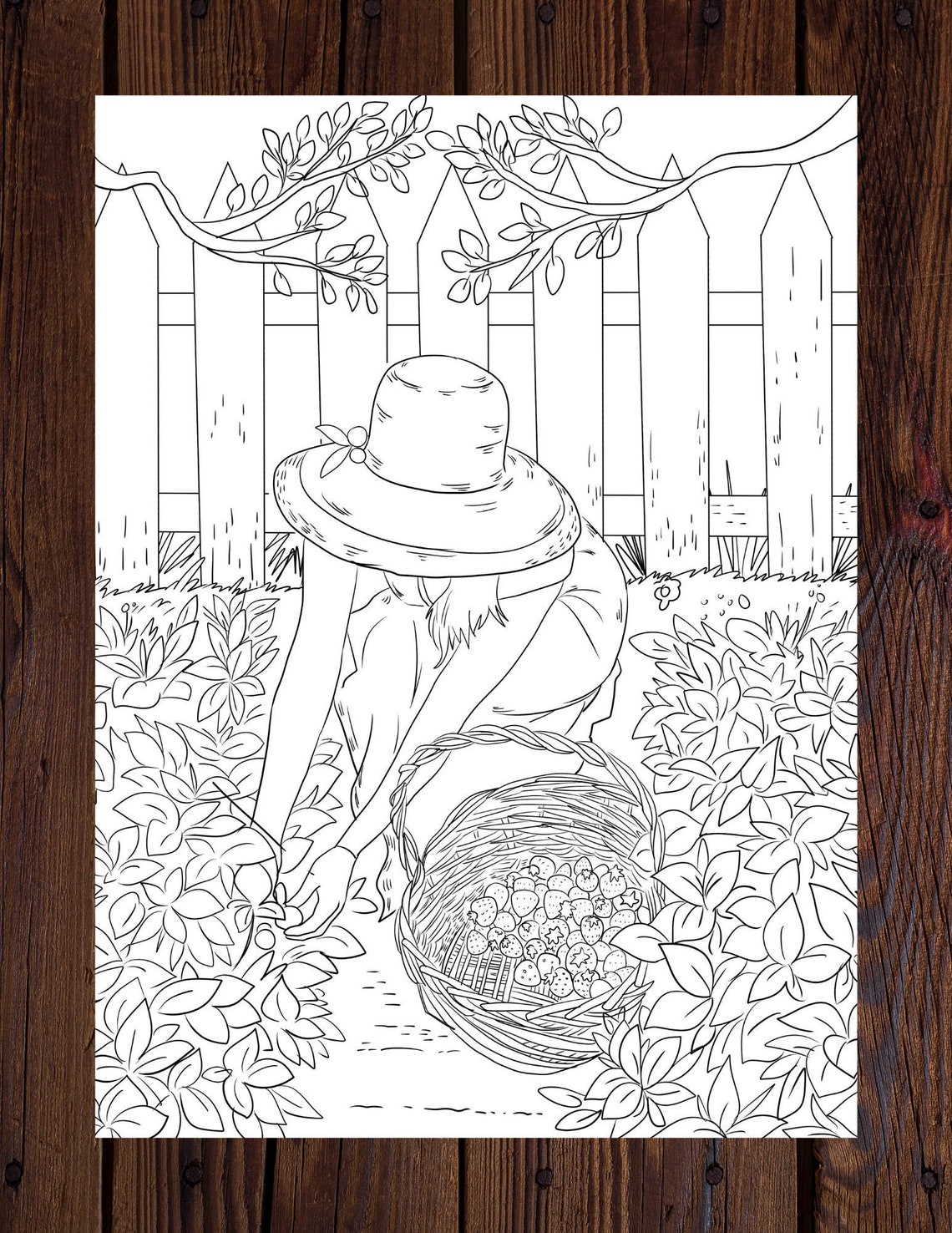 Farm Garden - Printable Adult Coloring Page From Manila Shine (coloring ...