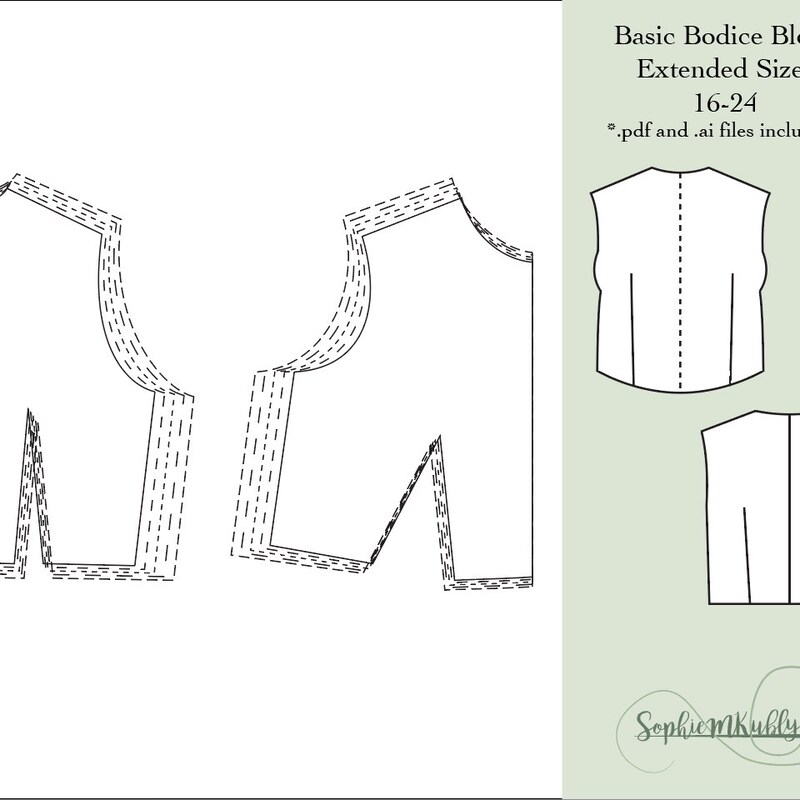 Plus Size Pattern - Etsy