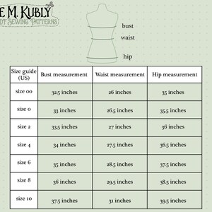 Basic Bodice Pattern / Women's Slim Fit Basic Bodice Sewing Pattern ...