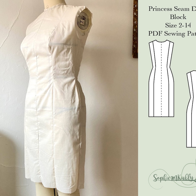 Princess Seam Dress - Etsy