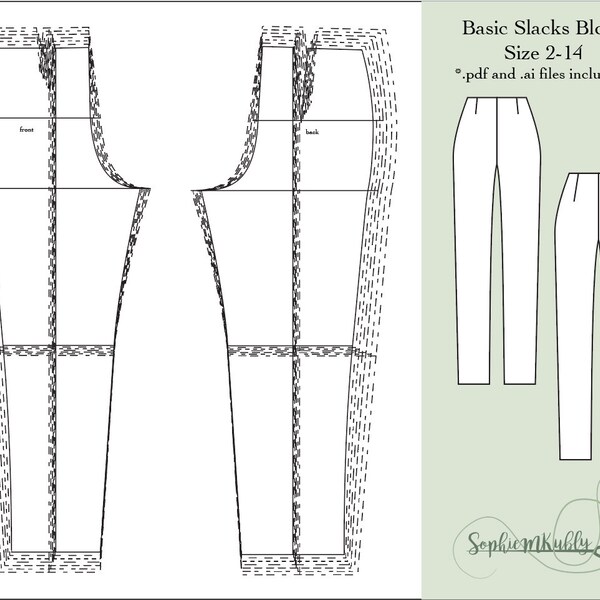 Slacks Patterns - Etsy