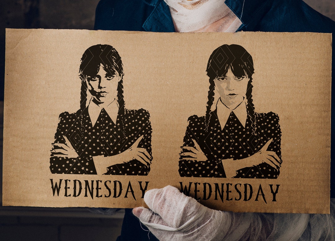 Wednesday Addams Both Sketches Svg Addams Family Sketches - Etsy Australia