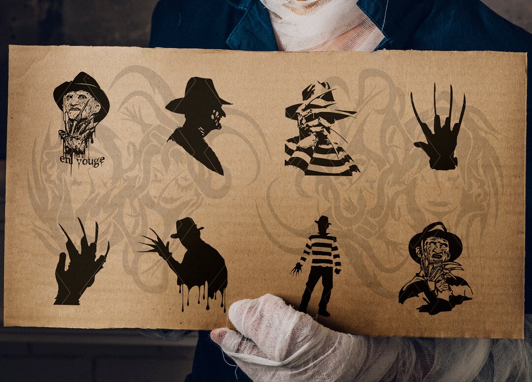 Horror SVG - Slasher Inspired Digital Art | Creepy Character PNG & SVG ...