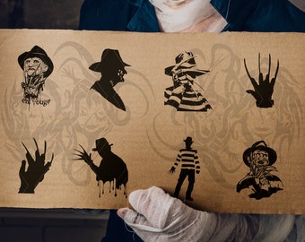 Horror SVG - Slasher Inspired Digital Art | Creepy Character PNG & SVG ...