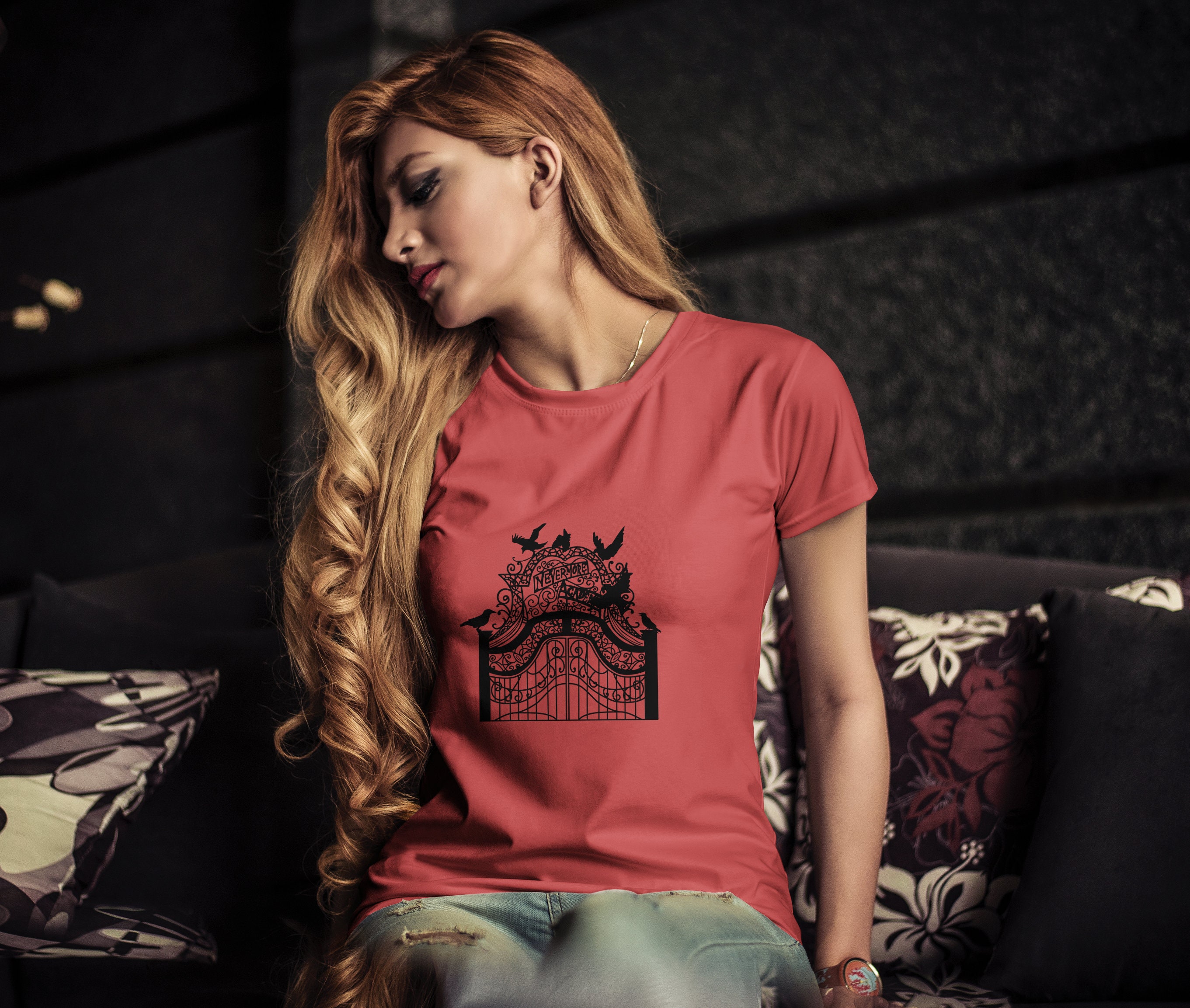 Nevermore Academy Gate - Digital Art Print | Gothic Dark Academia Decor ...