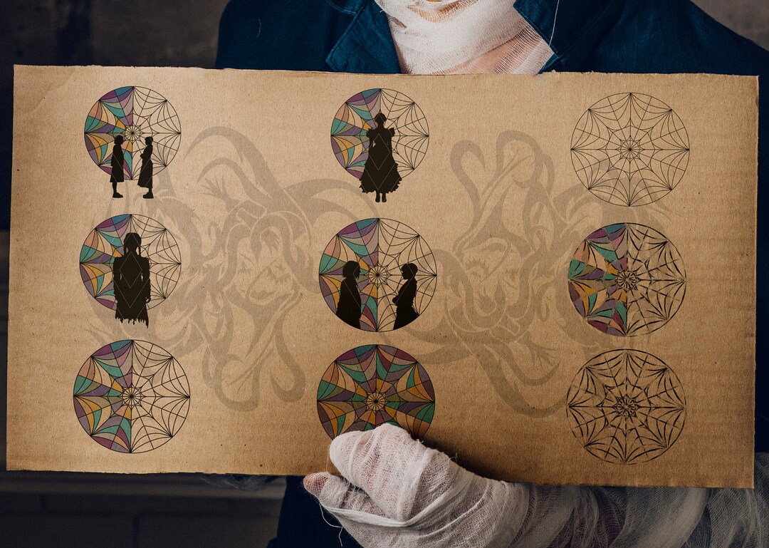 Inspired Wednesday, Ophelia Hall Window Illustration, Wednesday Bundle ...
