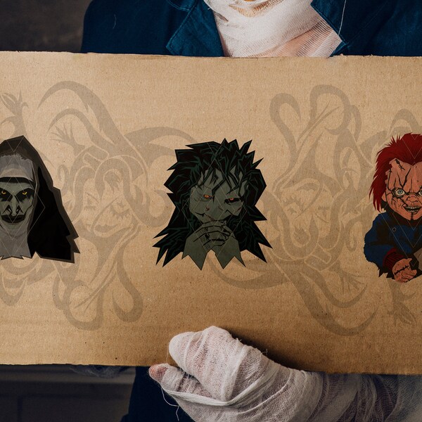 Horror Trio Svg - Etsy