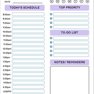 Printable Teacher Planner Undated Turtle Themed - Etsy