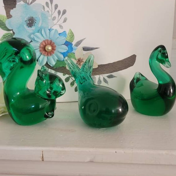 Glass Animal Paperweight - Etsy