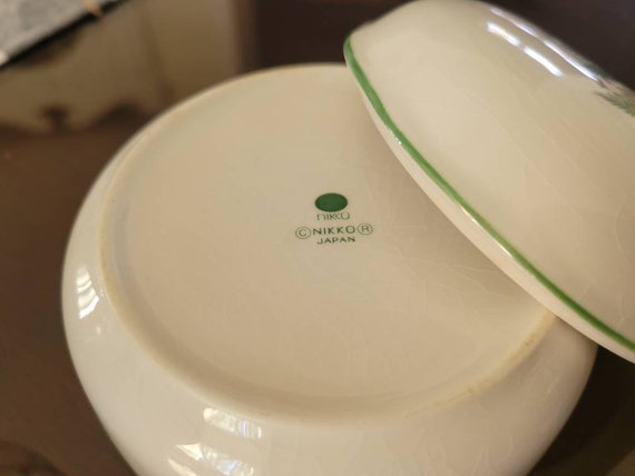 Vintage NIKKO Japan Trinket Box with Decorated Christ… - Gem