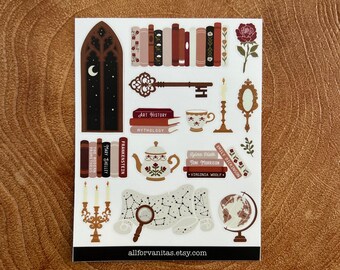 Dark Academia Decals - Etsy