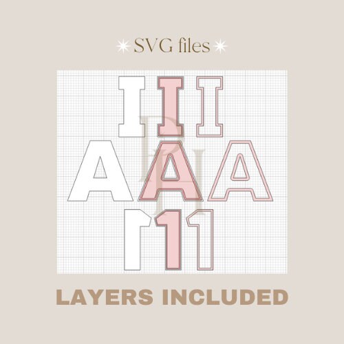 3D Letters SVG 3D Alphabet Letters A-Z Alphabet Die Cut - Etsy