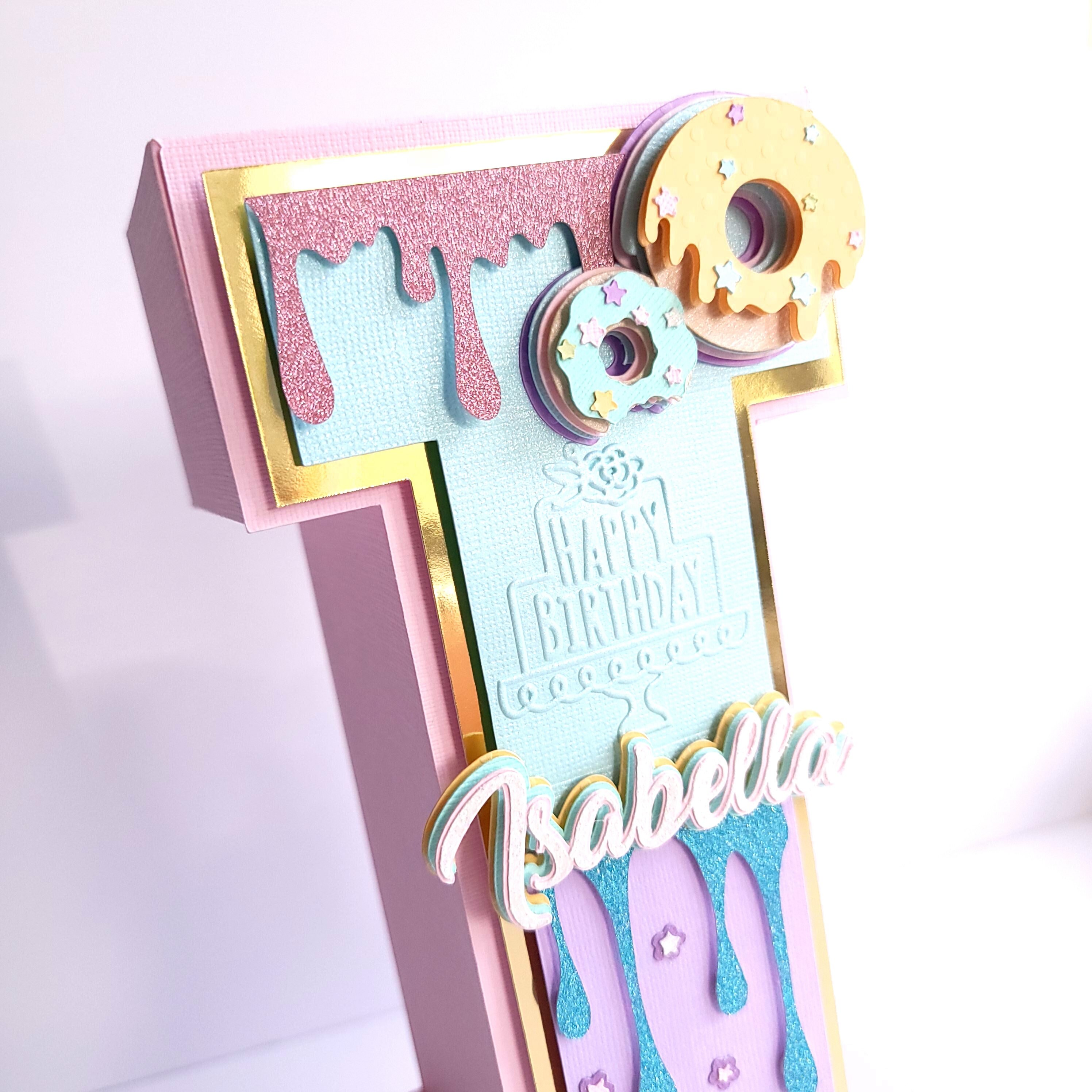 Donuts Theme 3D Letter Personalized 3D Letters 3D Letters - Etsy